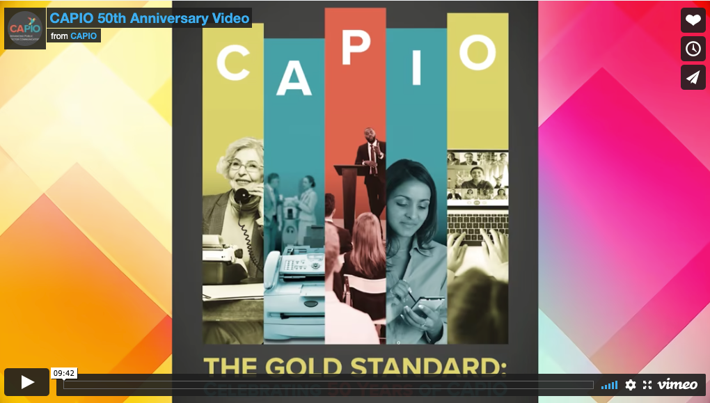 CAPIO's 50th Anniversary Video - CAPIO